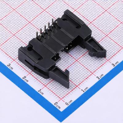 China Durable electronic connector CONNFLY Elec DS1011-10RBSiB7-B with 10 contacts gray big latch housing for sale