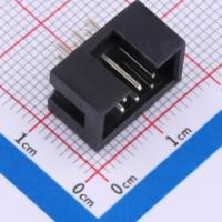 China Compact CONNFLY Elec DS1013-06SSiB1-B-0 connector with 06 contacts R A mounting and black PBT housing for sale