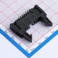 China Connector with 14 Contacts Standard Latch Mounting CONNFLY Elec DS1011-14RBSiB7-B Electrical Component for sale