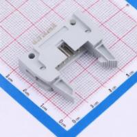 China electrical connector CONNFLY Elec DS1011-10SBSiA7-B with 10 contacts standard latch and gray housing for sale