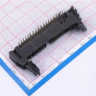China CONNFLY Elec DS1011-34RBSiB7-B electronic connector with 34 contacts gray housing and standard latch design for sale