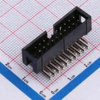 China Connector CONNFLY Elec DS1013-20RSiB-B-0 with Multiple Contact Plating Levels and Housing Color Options for sale