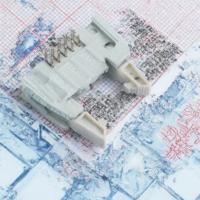 China Durable CONNFLY Elec DS1011-10RBSiA7-B PCB layout connector 10 contacts gray housing level B plating for sale