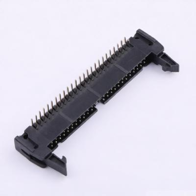 China Electrical connector CONNFLY Elec DS1011-50RBSiB7-B with black gray housing and multiple mounting types for sale