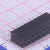 China Electrical Connector 2.54mm Female Header V T Type CONNFLY Elec DS1023-2*10SF11 For PCB Applications for sale