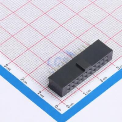 China Durable 2.54mm Female Header CONNFLY Elec DS1023-02-2x10SF11 with Gold Plated Contacts and PCB Layout Tolerance 0.05 for sale