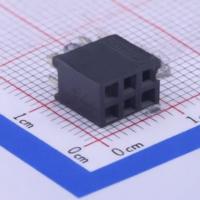 China High Reliability CONNFLY Elec DS1023-2*3SF11 2.54mm Female Header Connector with Gold Plated Contacts for sale