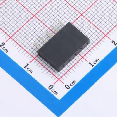 China Durable 2.54mm Pitch Female Header CONNFLY Elec DS1023-1x5SF11 Featuring Gold Plated Copper Alloy Contacts for sale