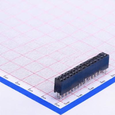 China High Durability 2.54mm Female Header Connector CONNFLY Elec DS1023-2*17SF11 with Copper Alloy Contacts for sale