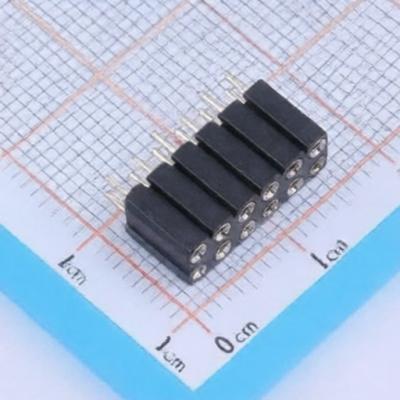 China Electrical connector CONNFLY Elec DS1002-03-2x6131 with single and double row contact configurations for sale