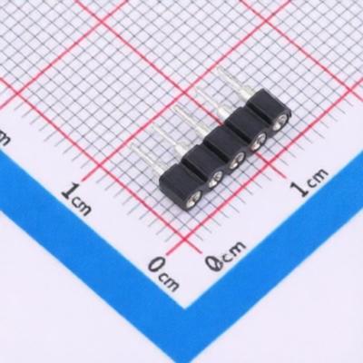 China Machine Pin 2.54mm IC Socket R A V T SMT Types CONNFLY Elec DS1002-01-1x5V13-GC Electronic Connector for sale
