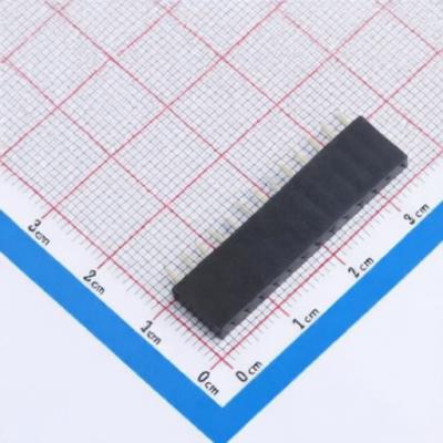 China 2.54mm Female Header CONNFLY Elec DS1023-1x13SF11 Featuring Gold Plated Contacts and 3A Current Rating for sale
