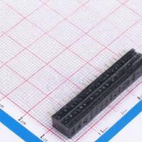 China High Reliability 2.54mm Female Header CONNFLY Elec DS1023-2 16SF11 Gold Plated Contacts PCB Connector for sale