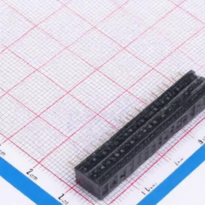 China High Reliability 2.54mm Female Header CONNFLY Elec DS1023-2 16SF11 Gold Plated Contacts PCB Connector for sale