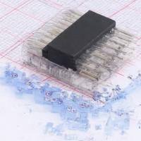 China 2.54mm Pitch CONNFLY Elec DS1023-01-2x6SF11 Female Header Connector with Gold Plated Nickel Contacts for sale