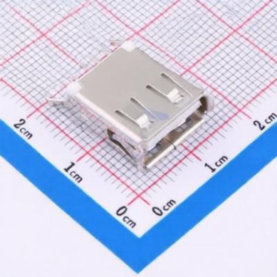China boardlock connector CONNFLY Elec DS1095-10-WNB0 with selective gold contact plating and 1.5A max current rating for sale
