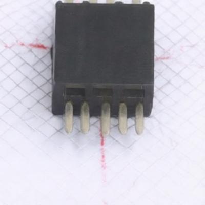 China 2.54mm Pitch Female Header Connector Double Row CONNFLY Elec DS1023-01-2x3SF11 with Gold Plated Contacts for sale