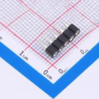 China Single and Double Row 2.54mm IC Socket Machine Pin R A V T SMT Types CONNFLY Elec DS1002-01-1x5V13-JK for sale
