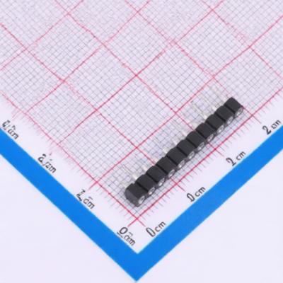 China Machine Pin 2.54mm IC Socket Single and Double Row Types CONNFLY Elec DS1002-01-1x11V11-JK Connector for sale