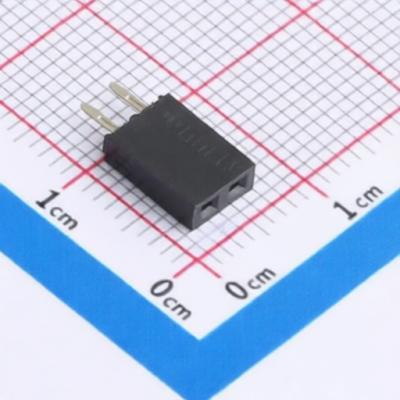 China Electrical Performance CONNFLY Elec DS1023-01-1x2SF11 2.54mm Pitch Female Header Vertical Connector for sale