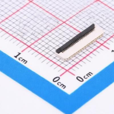 China 0.3mm pitch dual contact side connector rear lock for 0.2mm thick FFC FPC cables DIANWEI 8.03A0.033200 for sale