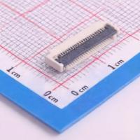 China FFC FPC Connector 0.5mm Pitch DIANWEI 8.15A0.024200 Swing Cover Type for Electronic Applications for sale
