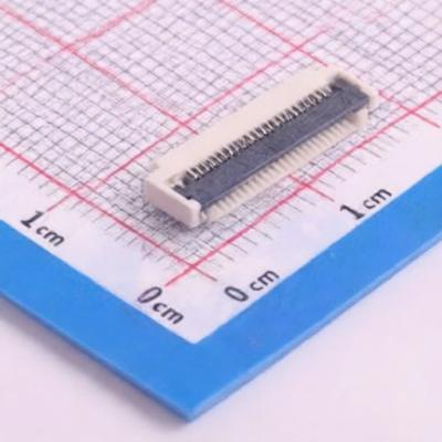 China FFC FPC Connector 0.5mm Pitch DIANWEI 8.15A0.024200 Swing Cover Type for Electronic Applications for sale