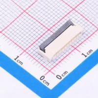 China Durable 1.0mm Pitch FFC FPC Connector DIANWEI 8.04A0.010200 Suitable for 0.3mm Thick Flexible Cables for sale