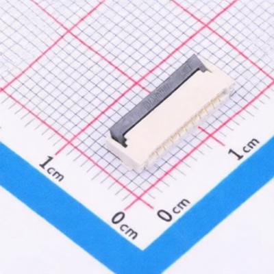 China Durable 1.0mm Pitch FFC FPC Connector DIANWEI 8.04A0.010200 Suitable for 0.3mm Thick Flexible Cables for sale