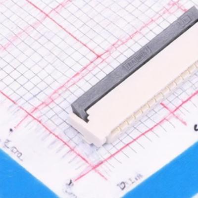 China FFC FPC dual contact side connector 1.0mm pitch 2.0mm height DIANWEI 8.04A0.015200 designed for SMT soldering and 4 to 40 pins for sale