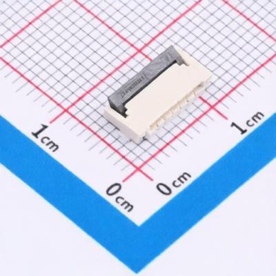 China FFC FPC dual contact side connector DIANWEI 8.04A0.006200 with 1.0mm pitch and back locking mechanism for sale
