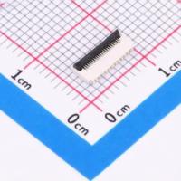 China FFC FPC dual contact side connector 0.3mm pitch rear lock type DIANWEI 8.03A0.023200 for 0.2mm cable thickness for sale