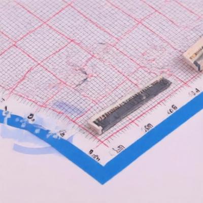 China Swing cover connector for FFC FPC cables 0.3mm thick 4 to 128 pins 0.5mm pitch DIANWEI 8.15A0.040200 for sale