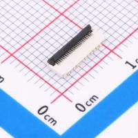 China Dual contact FFC FPC side connector with rear locking 0.3mm pitch DIANWEI 8.03A0.025200 supports 9 to 61 pins for sale