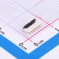 China 0.3mm pitch dual contact side connector rear locking SMT soldering DIANWEI 8.03A0.015200 for FFC FPC cables for sale