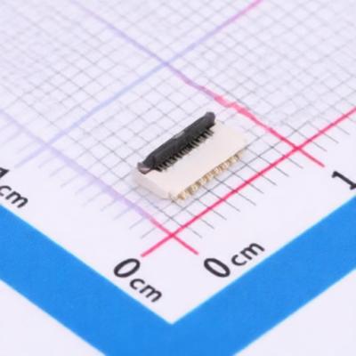 China 0.3mm pitch dual contact side connector rear locking SMT soldering DIANWEI 8.03A0.015200 for FFC FPC cables for sale