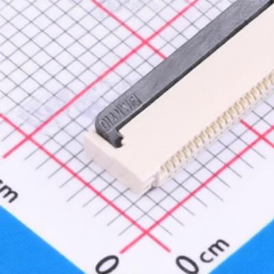 China 0.5mm Pitch FFC FPC Dual Contact Side Connector DIANWEI 8.01A0.026200 with Rear Locking Mechanism for sale
