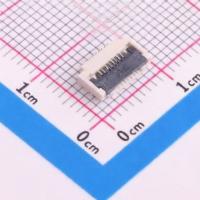 China 0.5mm Pitch FFC FPC Swing Cover Connector DIANWEI 8.15A0.008200 Supporting 4 to 128 Pins Application for sale