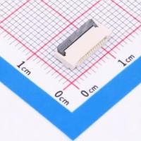 China Secure 0.5mm Pitch Dual Contact Side Connector DIANWEI 8.01A0.015200 for Flexible Printed Circuits for sale