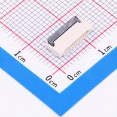 China Secure 0.5mm Pitch Dual Contact Side Connector DIANWEI 8.01A0.015200 for Flexible Printed Circuits for sale