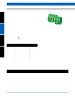 China Single row modular terminal block EATON EM322716 with UL 94V0 thermoplastic housing and brass contacts for sale