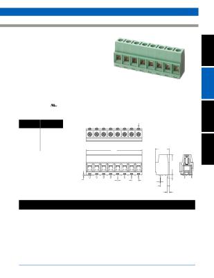 China EuroMag Series PCB Mount Terminal Blocks with 65A 300V Rating and 10.16mm Spacing EATON EM292906-UL for sale