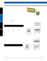 China Secure and PCB Mount Screwless Terminal Blocks EATON EM279509H with UL Rated Thermoplastic Housing for sale