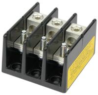 China Industrial control panel power terminal block Eaton 16290-3 with 3 poles and 175 amp current rating stud connections for sale
