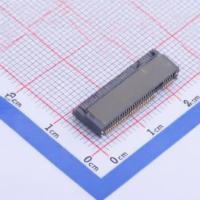 China Compact footprint NGFF memory module socket FOXCONN AS0BC21-S30BB-7H with black halogen free housing for sale