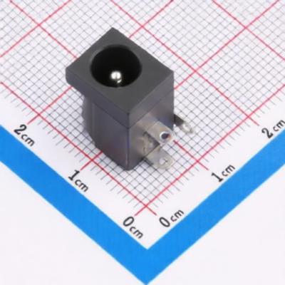 China Standard black color GANGYUAN DC-470-2.1GP DC power jack engineered for connection and long service life for sale