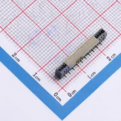 China Durable 1.0mm pitch FPC FFC connector GUOCONN 1.0-B-21PB-RML locking type for flexible flat cables for sale