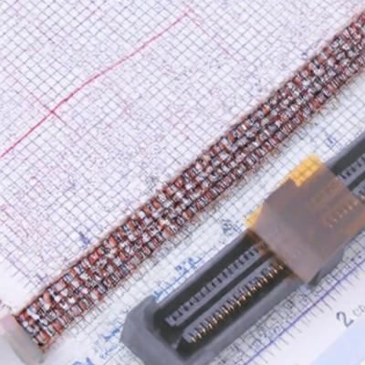 China Durable connector FOXCONN QT8180Y-562H0-8H with tin plated solder areas and continuous current rating for sale