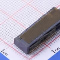 China single row horizontal M2 NGFF memory module socket FOXCONN AS0BC21-S48BB-7H with stainless steel metal tabs for sale