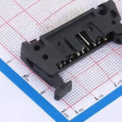 China Connector HanElectricity 9555WV-2x08P Nylon UL94V0 Housing Brass Tin Plated Metal Components Included for sale